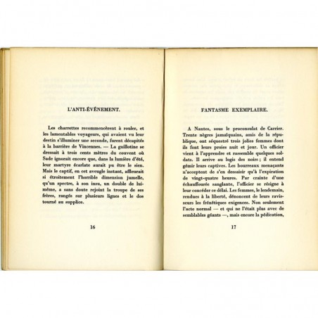 Gilbert Lely, L'épouse infidèle, poèmes, 1966