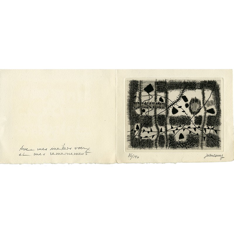 Gravure originale de Jean Couy n°86/150