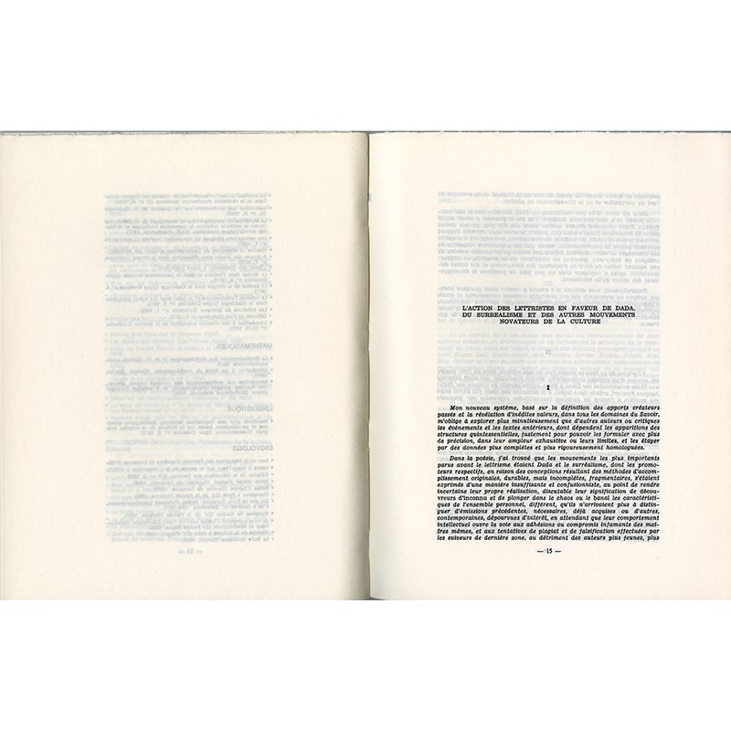 Isidore Isou, revue Lettrisme, avril-mai-juin-juillet-août 1973