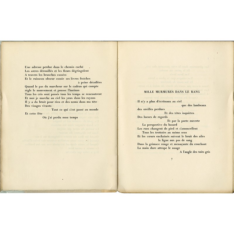 Pierre Reverdy, Sources du vent, Maurice Sachs, Paris, 1929